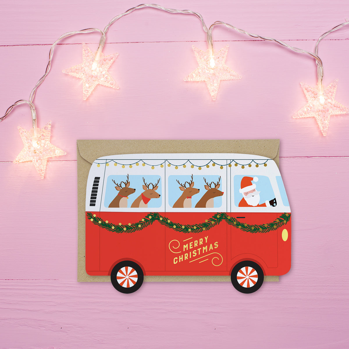Christmas Camper Van Christmas Card | Mifkins