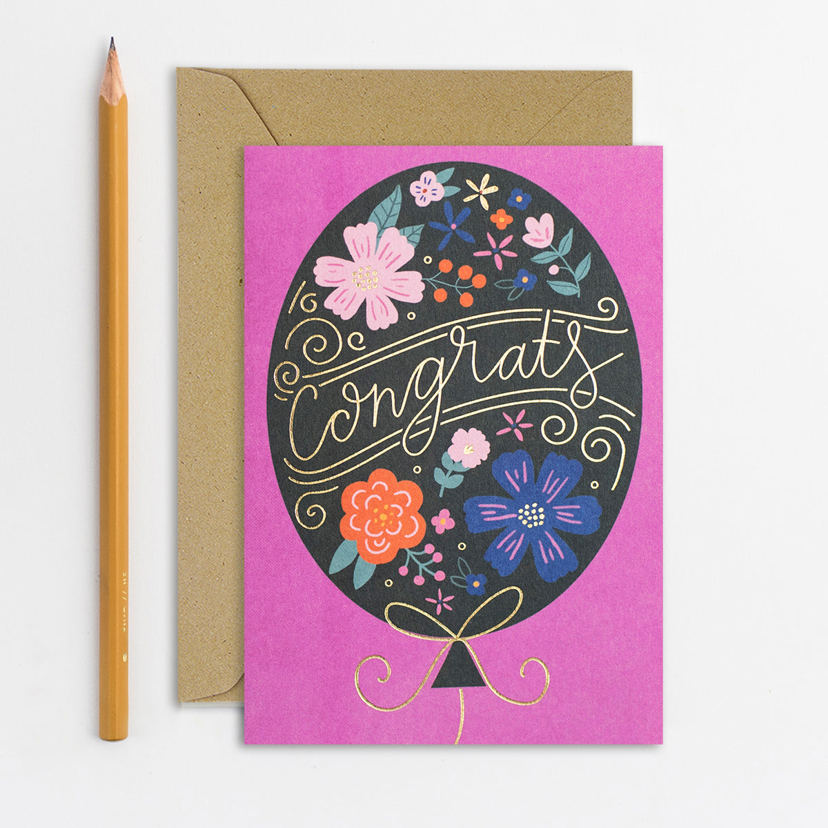 Congrats Balloon Card | Congratulations Card | Mifkins